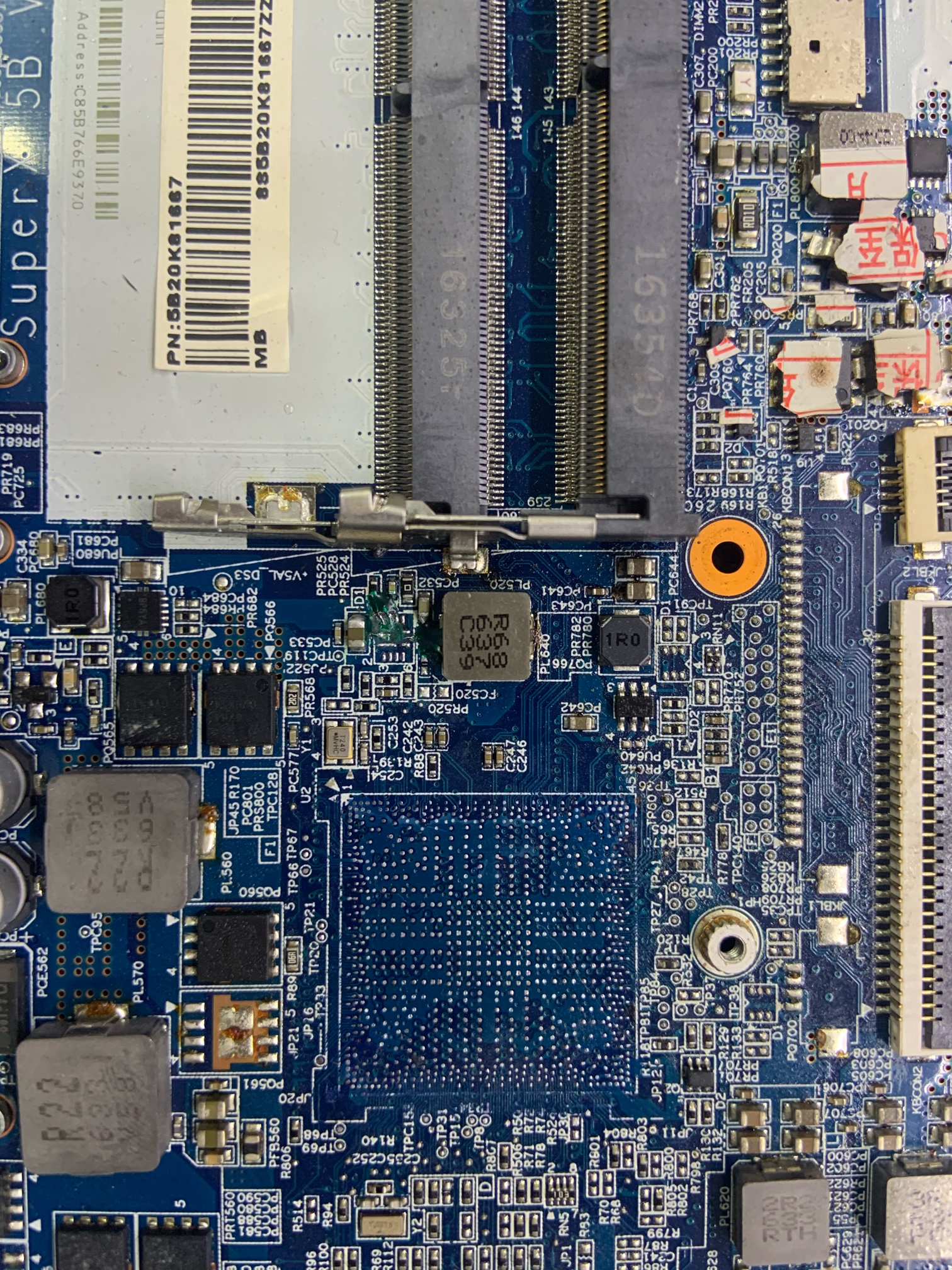 拯救者15 NM-A711. 1.0v烧毁补线换桥 发点手工活-迅维网-维修论坛